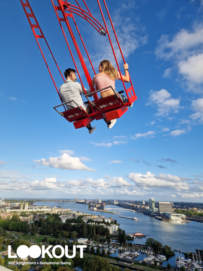 The A’dam Lookout Swing | The highest swing in Europe | Jadescapades
